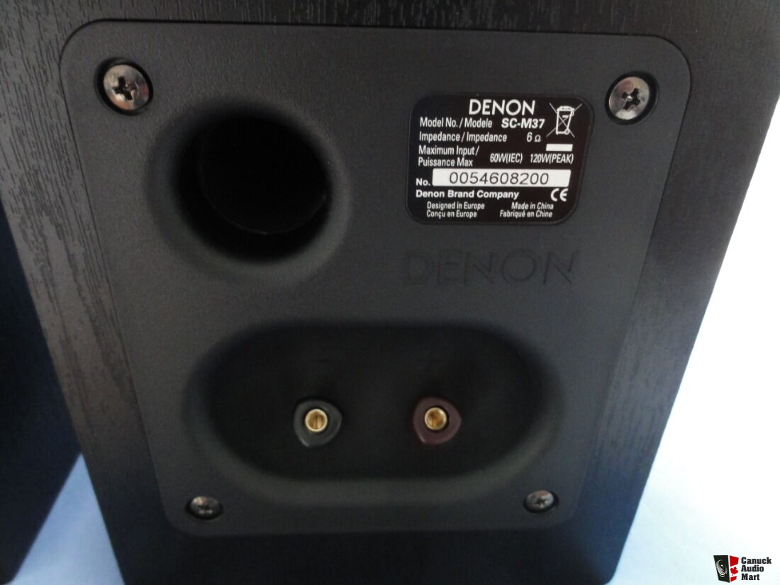 Very Nice Pair Of Denon SC-M37 Bookshelf Speakers For Mini Systems ...