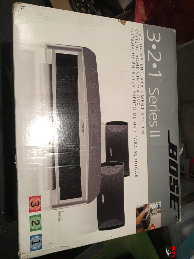 Bose 3-2-1 series-ii Speakers and Media center with Speaker Stands ...