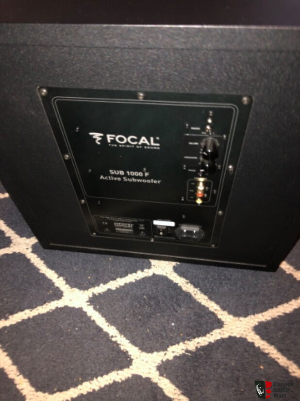 Focal - SUB 1000F Photo #2887277 - Canuck Audio Mart