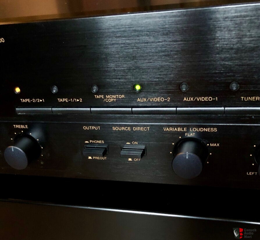 1990 Denon PRA-1500 pre amplifier preamp phono pre-amp offering MM & MC ...