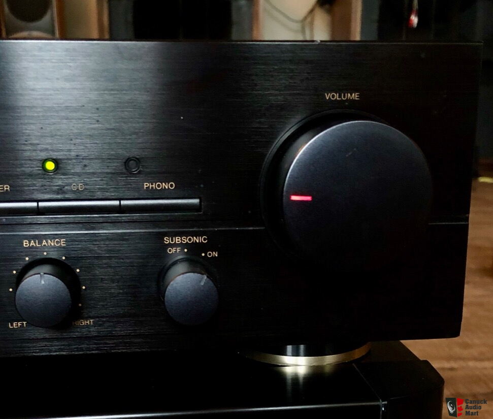 1990 Denon PRA-1500 pre amplifier preamp phono pre-amp offering MM & MC ...