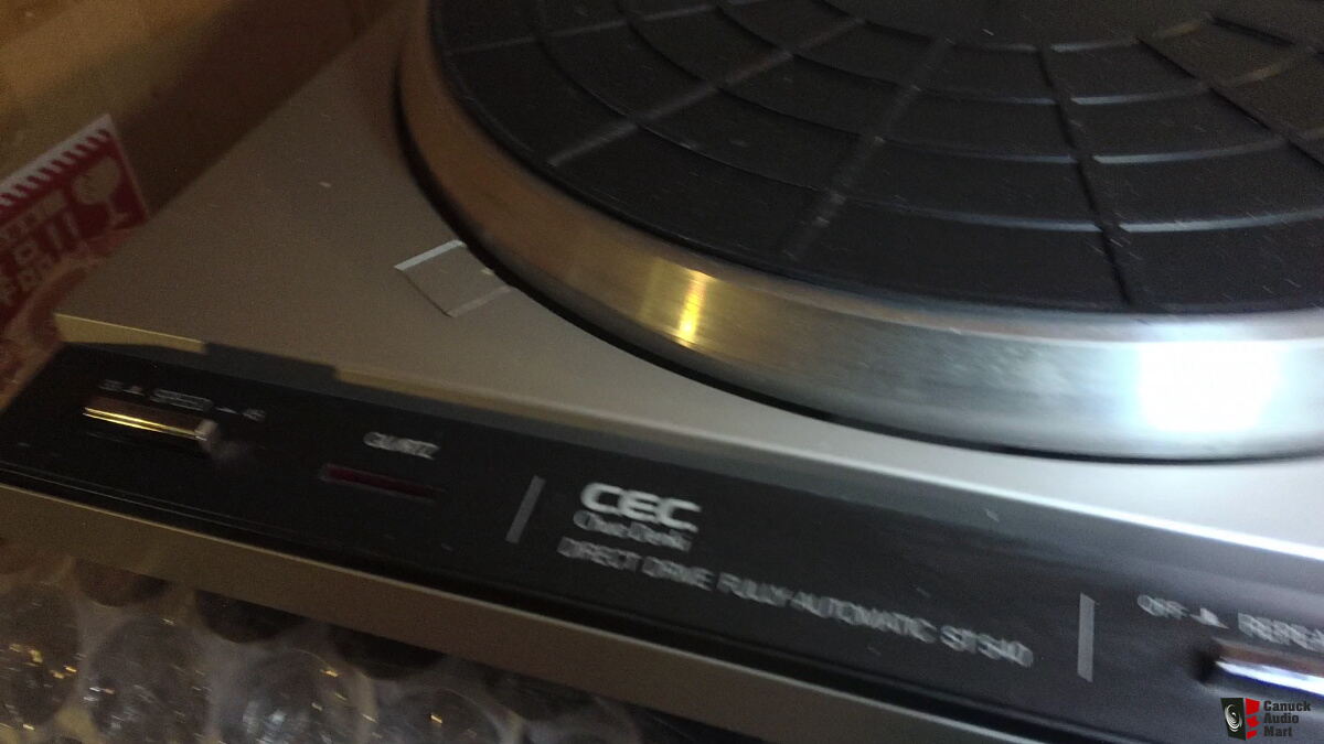 CEC belt drive turntable great starter unit ST-540 Photo #2888947 ...