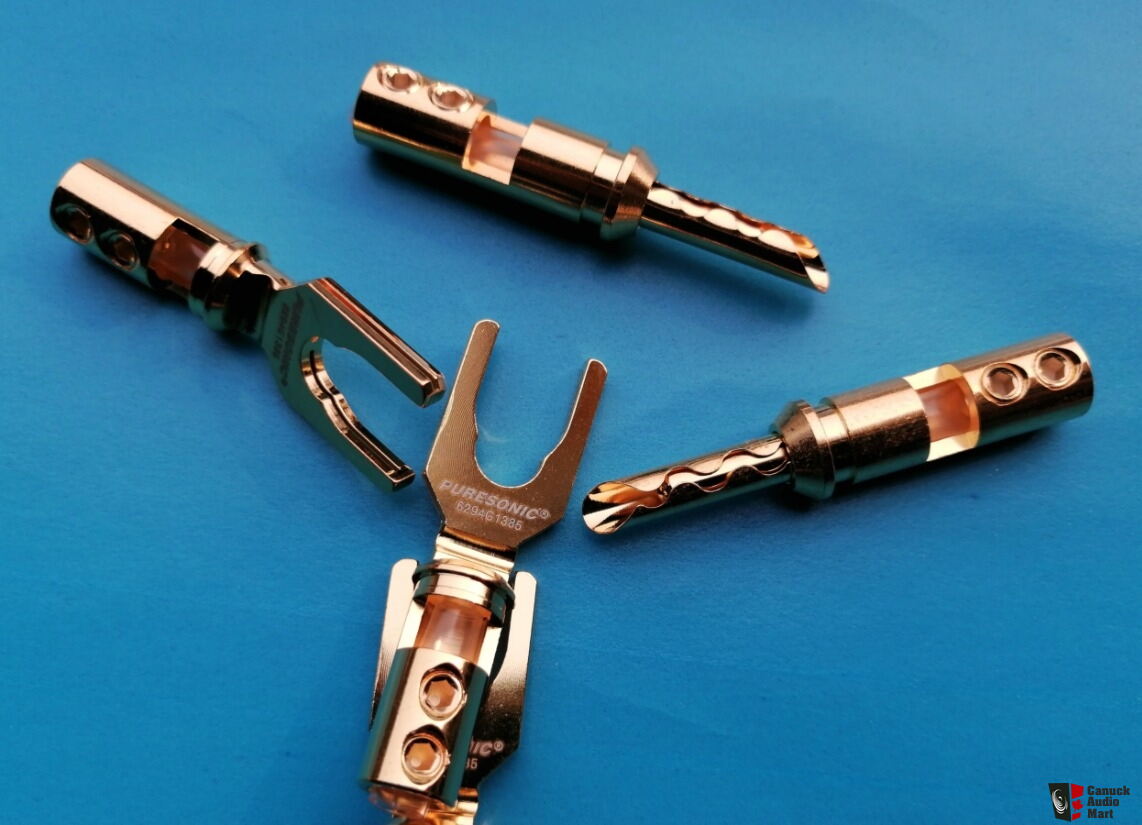 PRISMA Cables 4 by Artech made in Swiss with Puresonic bananas or ...