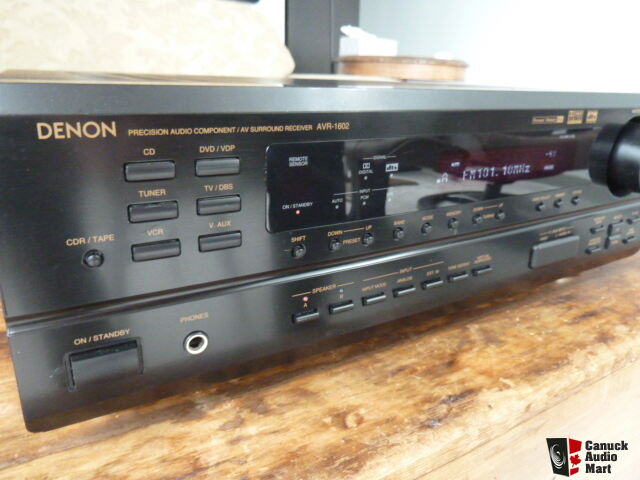 Denon AVR - 1602 - 5 channel receiver 70 W x 5 Black Excellent No ...