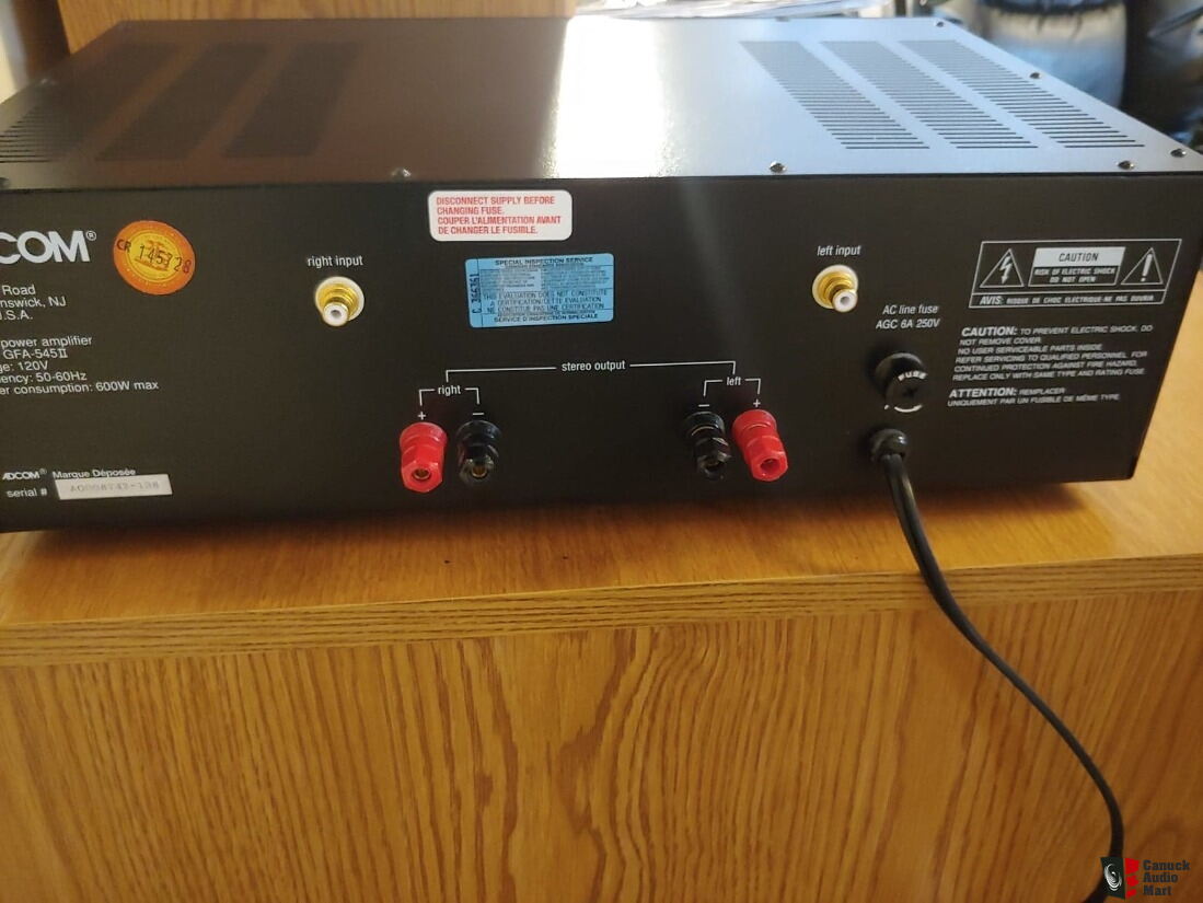 Adcom 545II power amplifier Photo #2897770 - UK Audio Mart