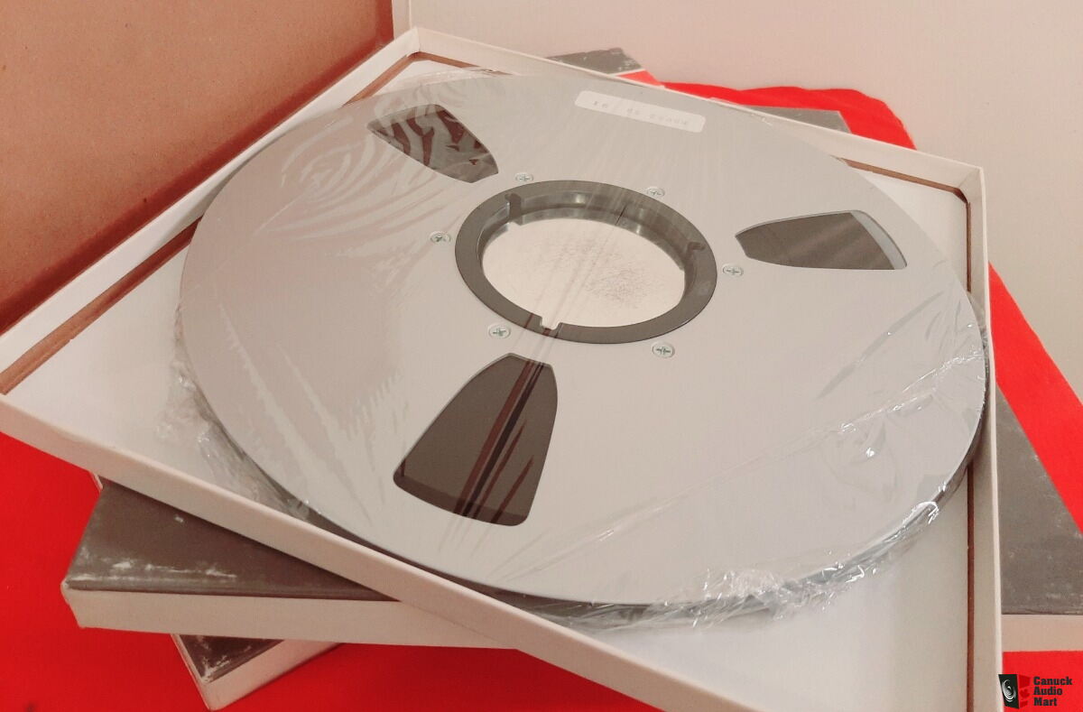 New-Lot of 4 DICTATAPE DICTAPHONE 10.5" Metal Reel to Reel Logger Tapes ...