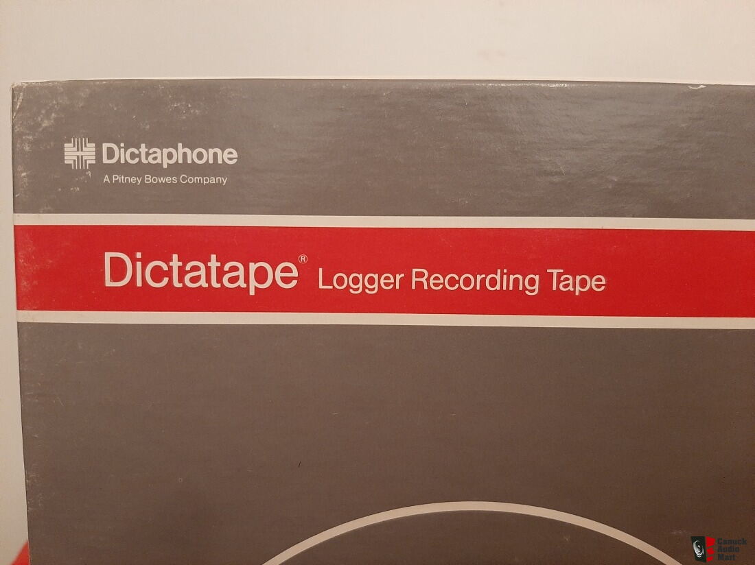 New-Lot of 4 DICTATAPE DICTAPHONE 10.5" Metal Reel to Reel Logger Tapes ...