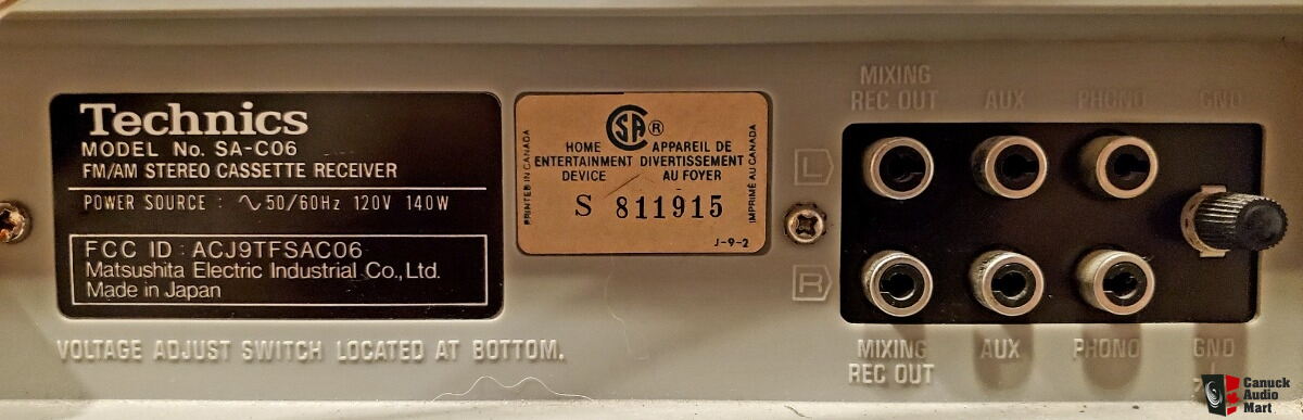 SALE PENDING- Rare Technics SA-C06 Stereo BoomBox('82)- AS IS Photo ...