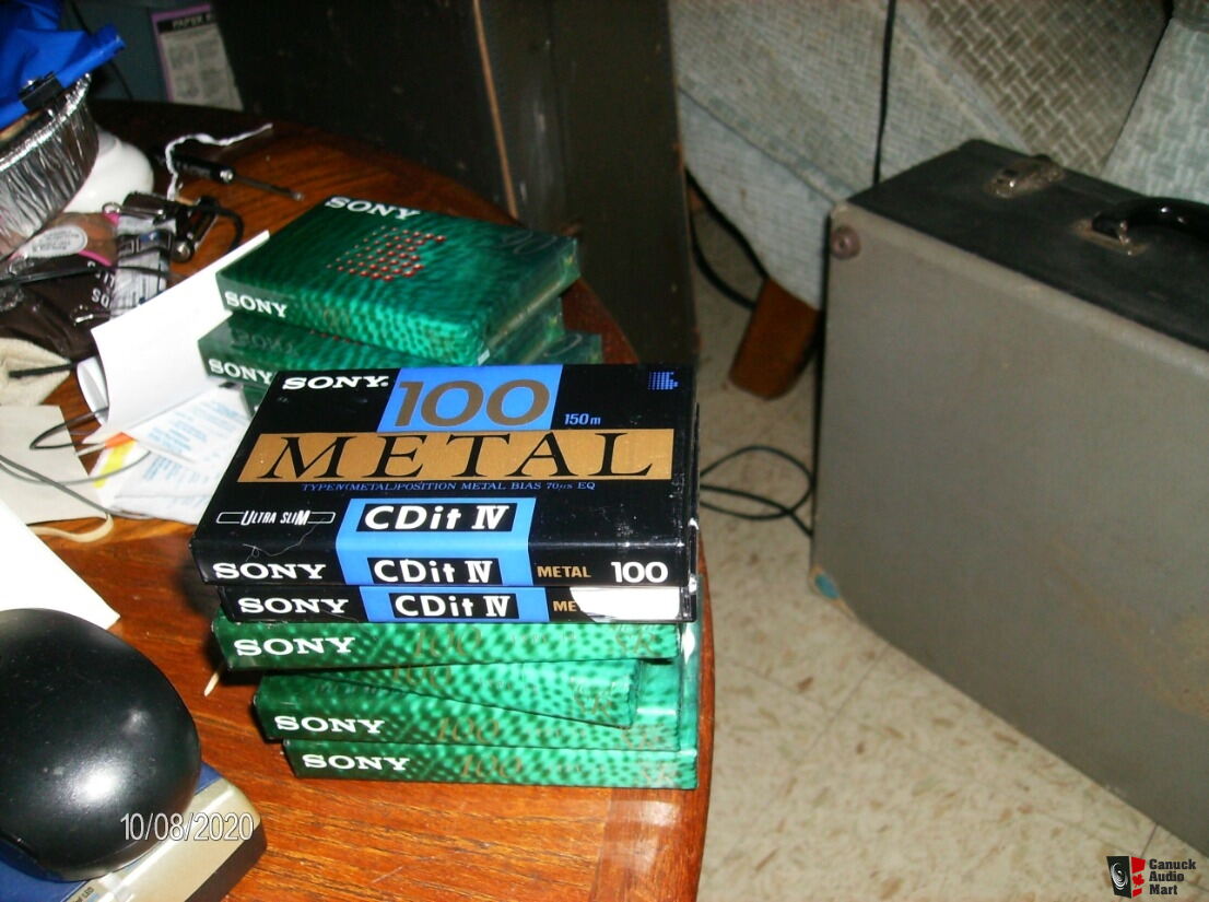 10 NOS Sony Metal Tapes Photo #2909416 - Canuck Audio Mart