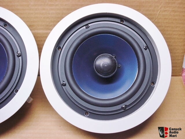 Polk Audio RC60i 2-Way In-Ceiling Speakers Pair, White, Used Photo ...