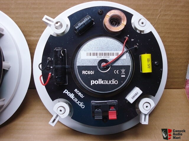 Polk Audio RC60i 2-Way In-Ceiling Speakers Pair, White, Used Photo ...