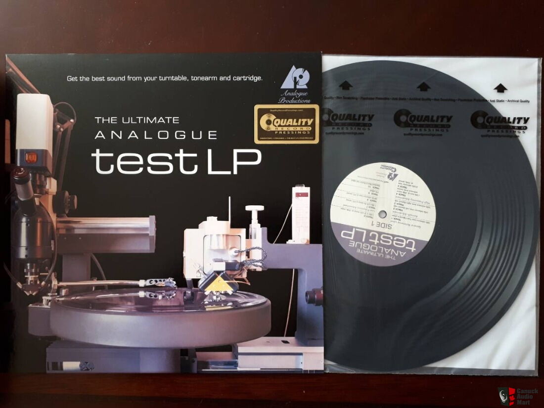 FOR SALE: Analog Productions - Ultimate Analog Test LP - Barry Wolifson ...