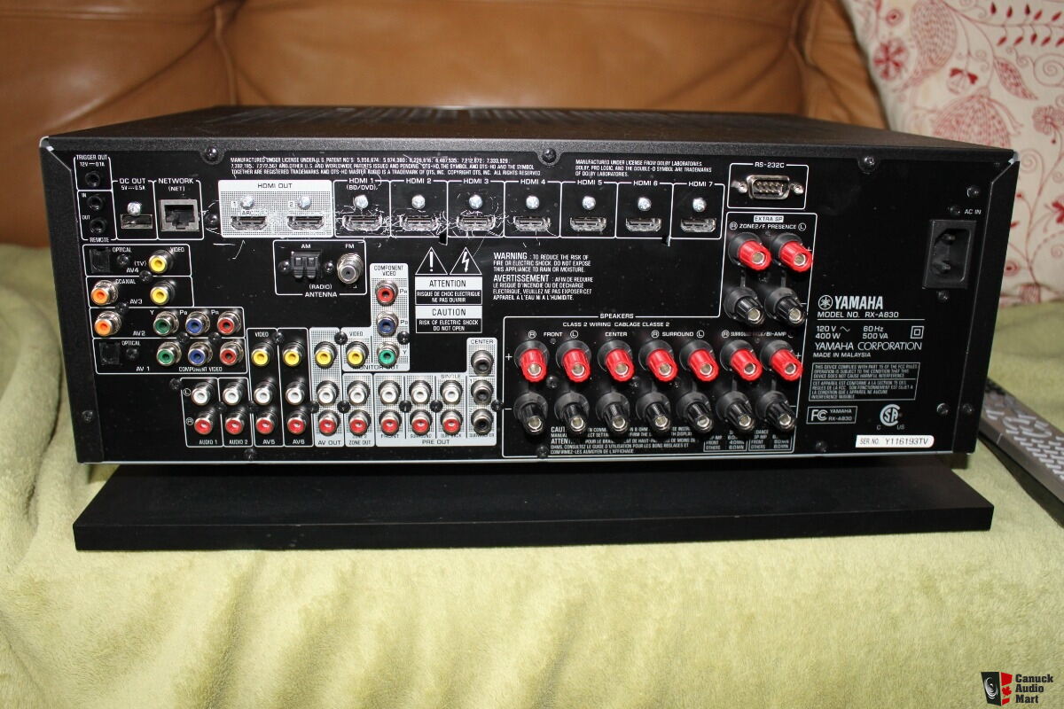 Yamaha RX-A830 AVENTAGE 7.2 receiver 4K, 3D, and MHL-ready Photo ...