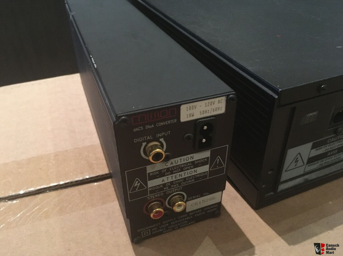 Mission DAD5 CD player + matching digital-audio converter DAC5 Photo ...
