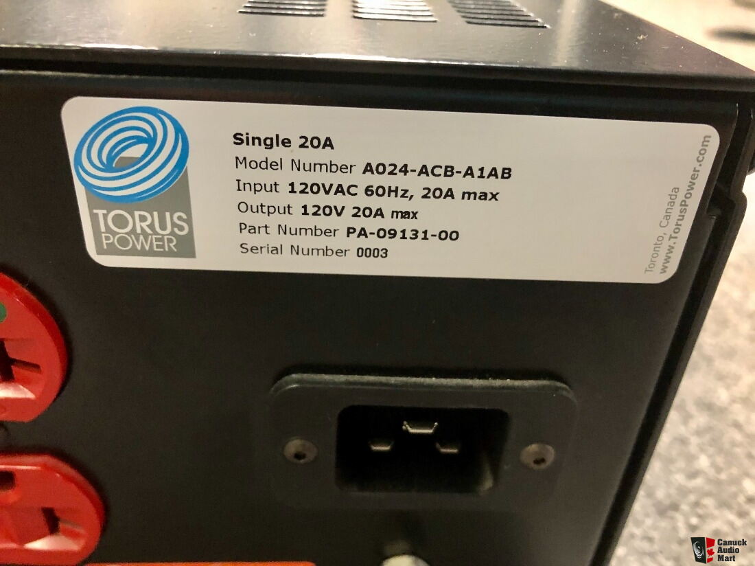 Torus Single 20A Power Conditioner Photo #2922623 - Canuck Audio Mart