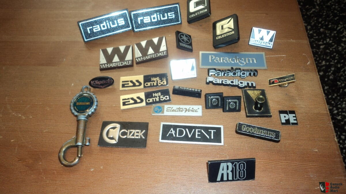 Speaker and Other Audio Badges For Sale - Canuck Audio Mart
