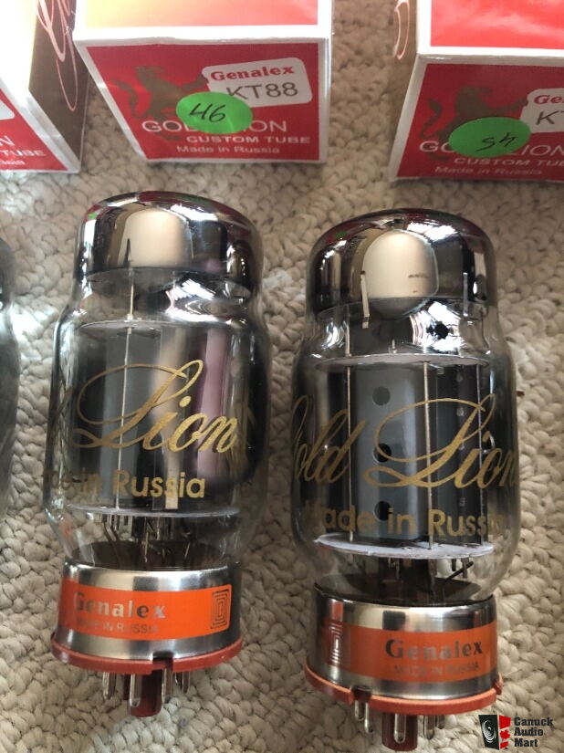 Genalex Gold Lion KT88 power tubes Photo #2930699 - Canuck Audio Mart
