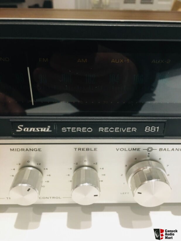 GORGEOUS Sansui 881 Receiver Photo #2930860 - Canuck Audio Mart