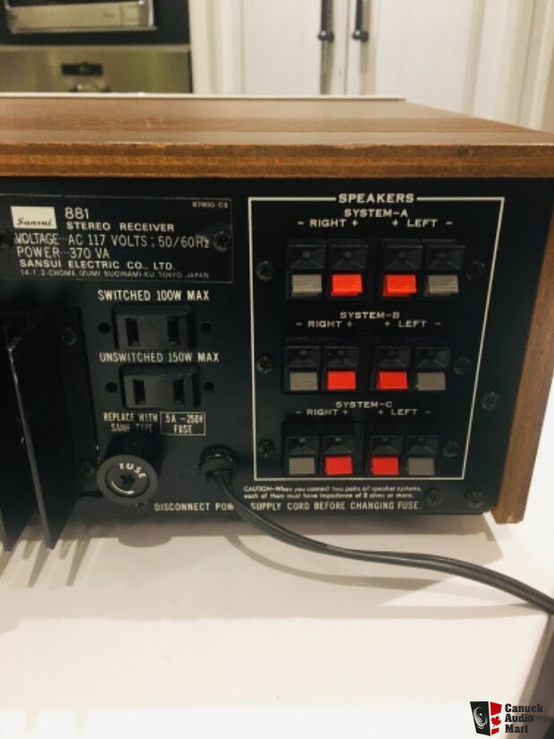 GORGEOUS Sansui 881 Receiver Photo #2930860 - Canuck Audio Mart