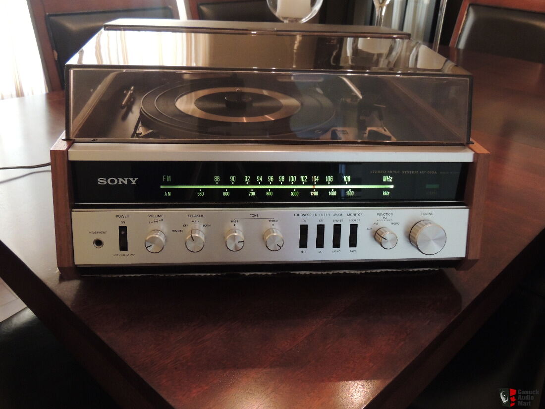 Vintage and RARE Sony HP510 Stereo System w/upgraded Dual 1218 ...