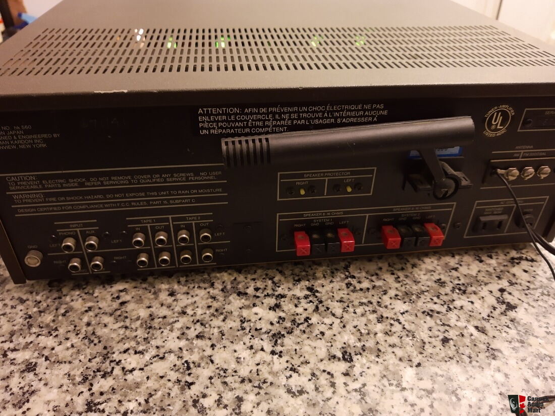 harman kardon HK-560 AM /FM Stereo Receiver Photo #2931629 - Canuck ...