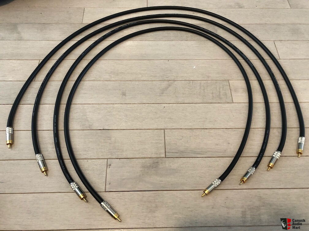 Canare LV-77S + Switchcraft 3502 RCA Interconnects; 1m; x2 pairs For ...