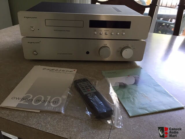 EXPOSURE 2010 S integrated amplifier + Exposure 2010 Cd Player ...