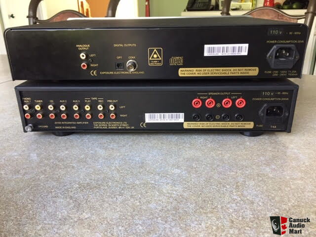 EXPOSURE 2010 S integrated amplifier + Exposure 2010 Cd Player ...