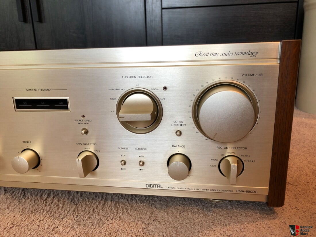 Very Rare TOTL Denon PMA-890DG Gold Integrated Amp, Minty w/ Orig Box ...