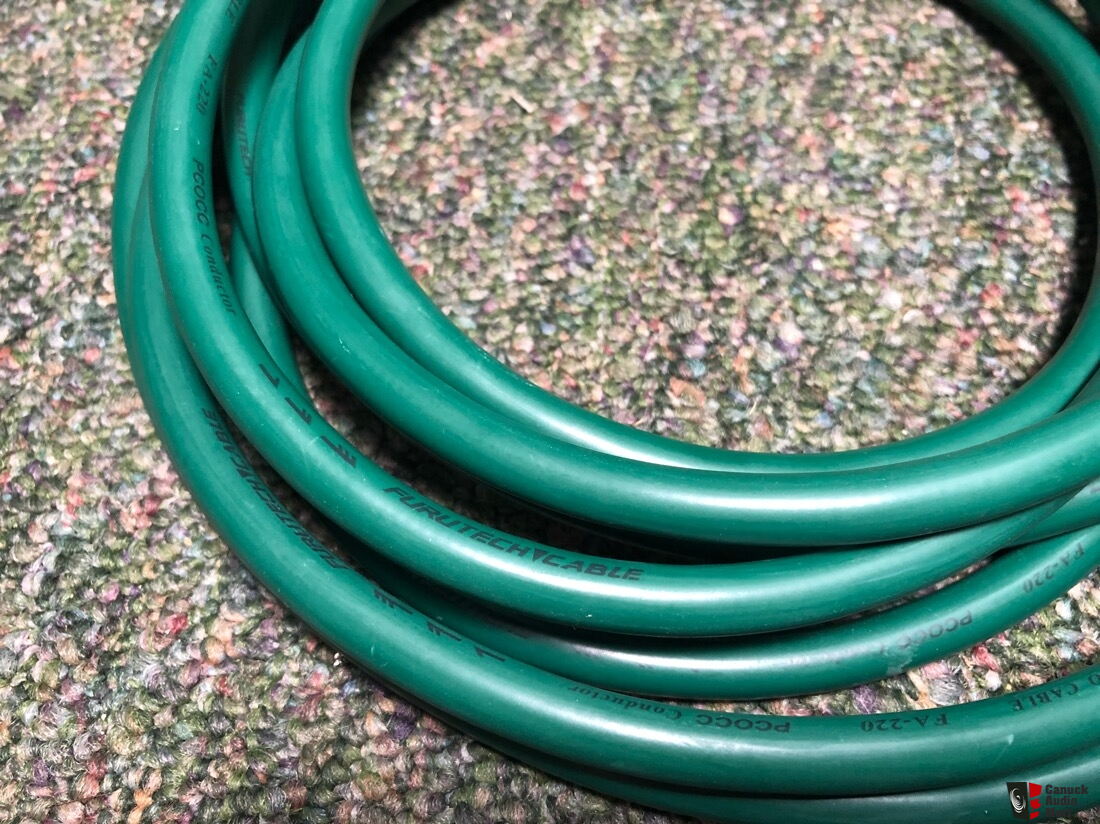 Pair of Furutech FA 220 Neutrik XLR 2 meters balanced cables Photo ...