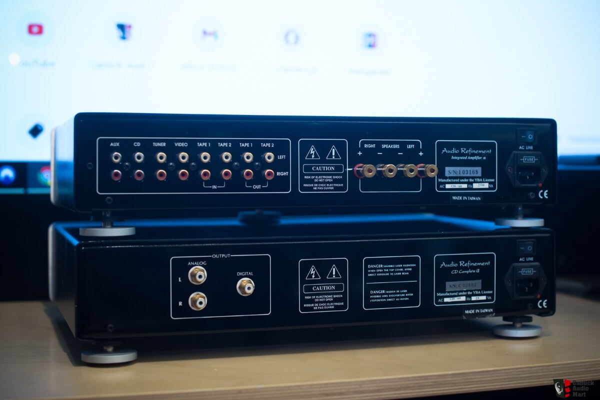 Audio Refinement Complete alpha amp and CD player Photo #2937125 - US ...