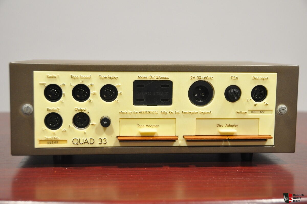 Quad 33 Preamplifier Photo #2938690 - Canuck Audio Mart