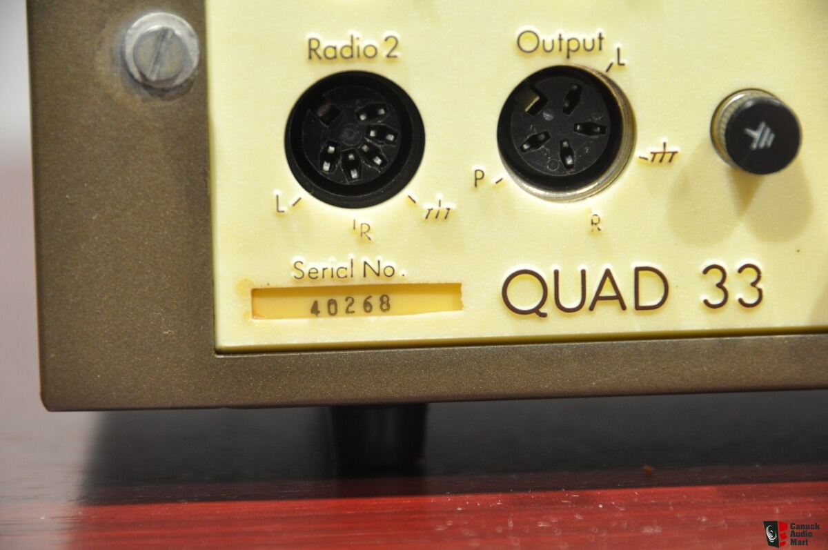 Quad 33 Preamplifier Photo #2938690 - Canuck Audio Mart