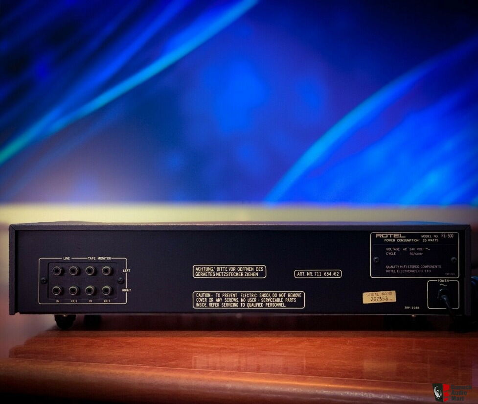 Rotel RE-500 (1985) Vintage Stereo Graphic Equalizer Photo #2941403 ...