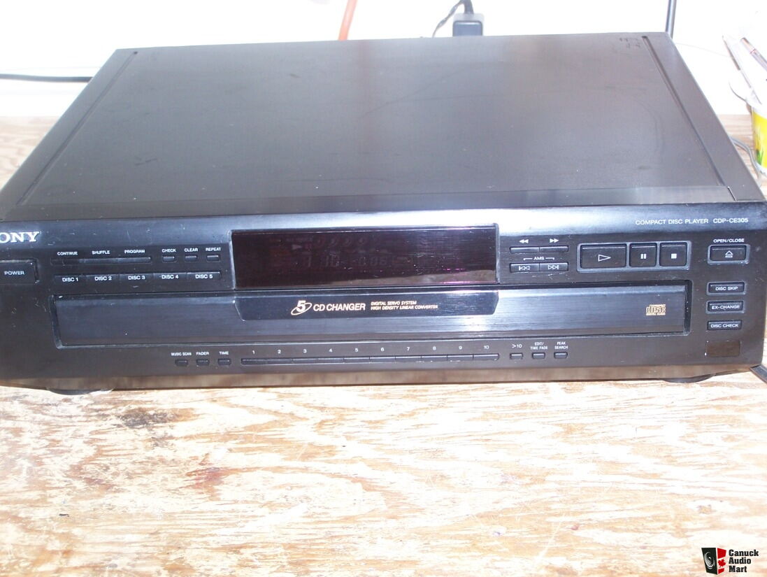 Sony CDP-CE305 carousel cd player For Sale - UK Audio Mart