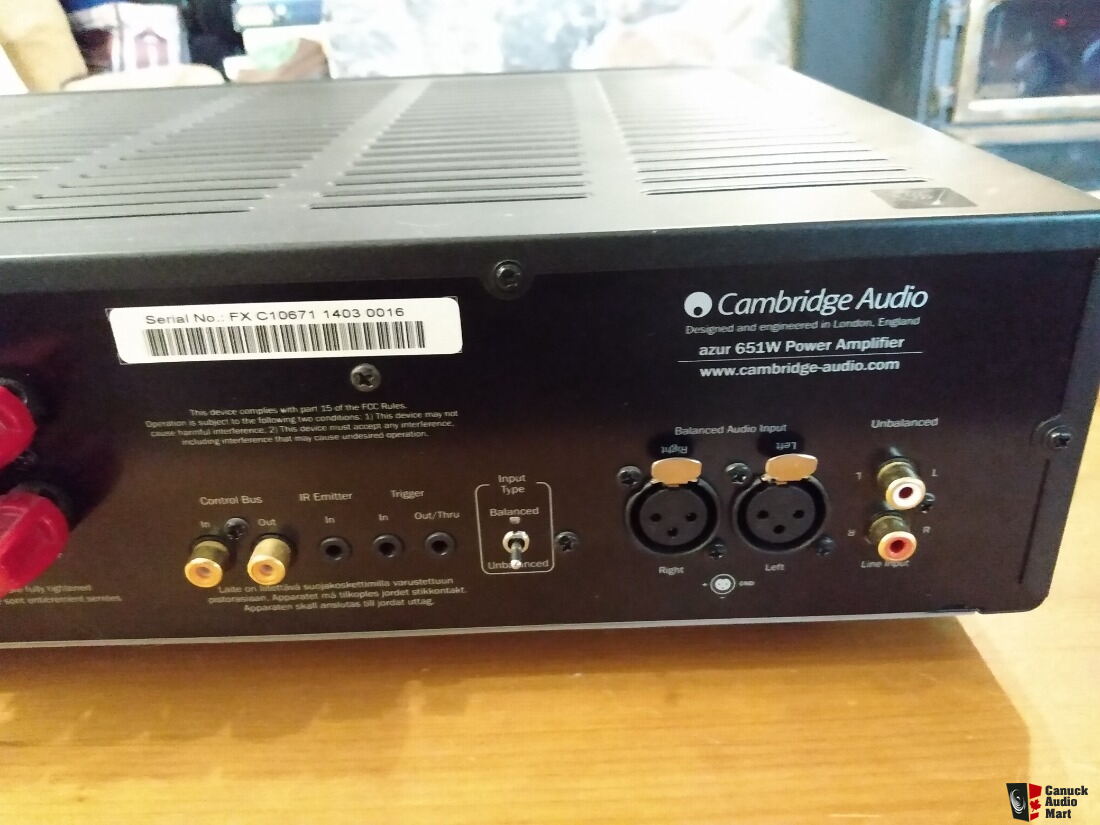 Cambridge Audio Azur 651-W Amplifier Photo #2946295 - Canuck Audio Mart