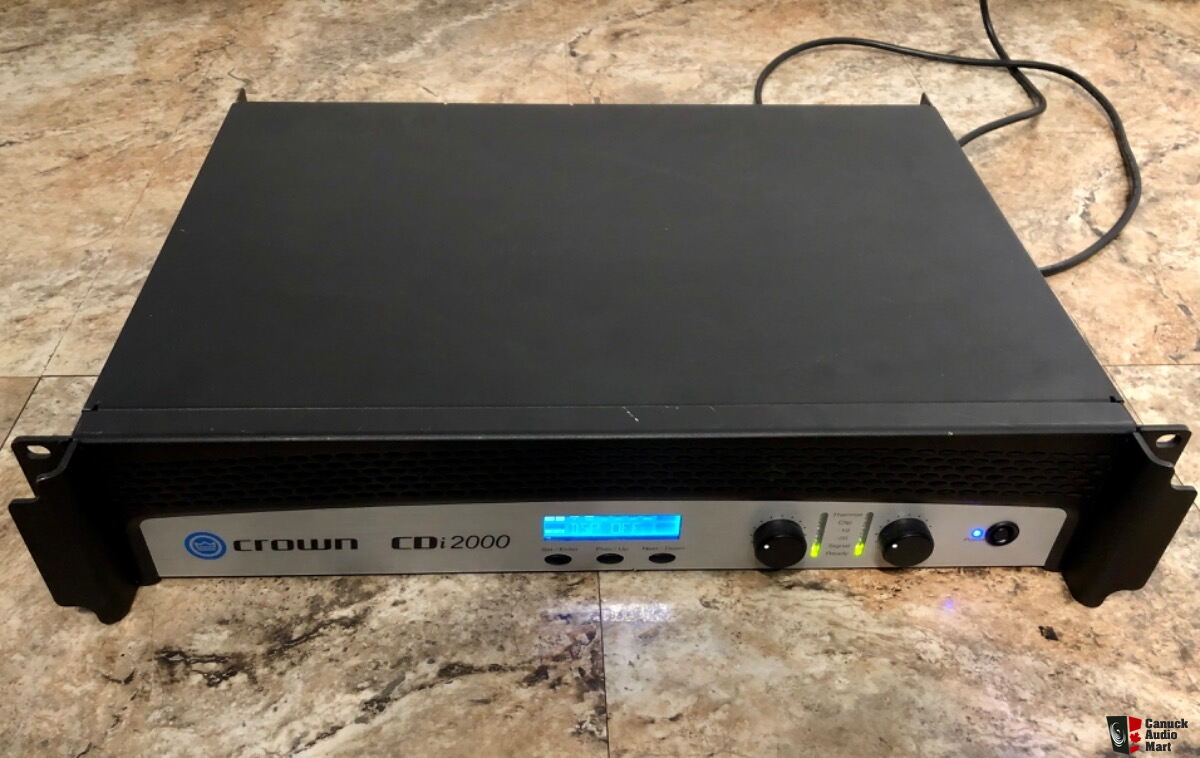 Late 2019 still under 3 Year transferable warranty Crown's CDi 2000 ...