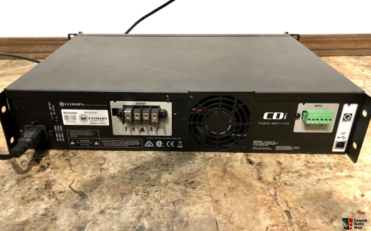 Late 2019 still under 3 Year transferable warranty Crown's CDi 2000 ...