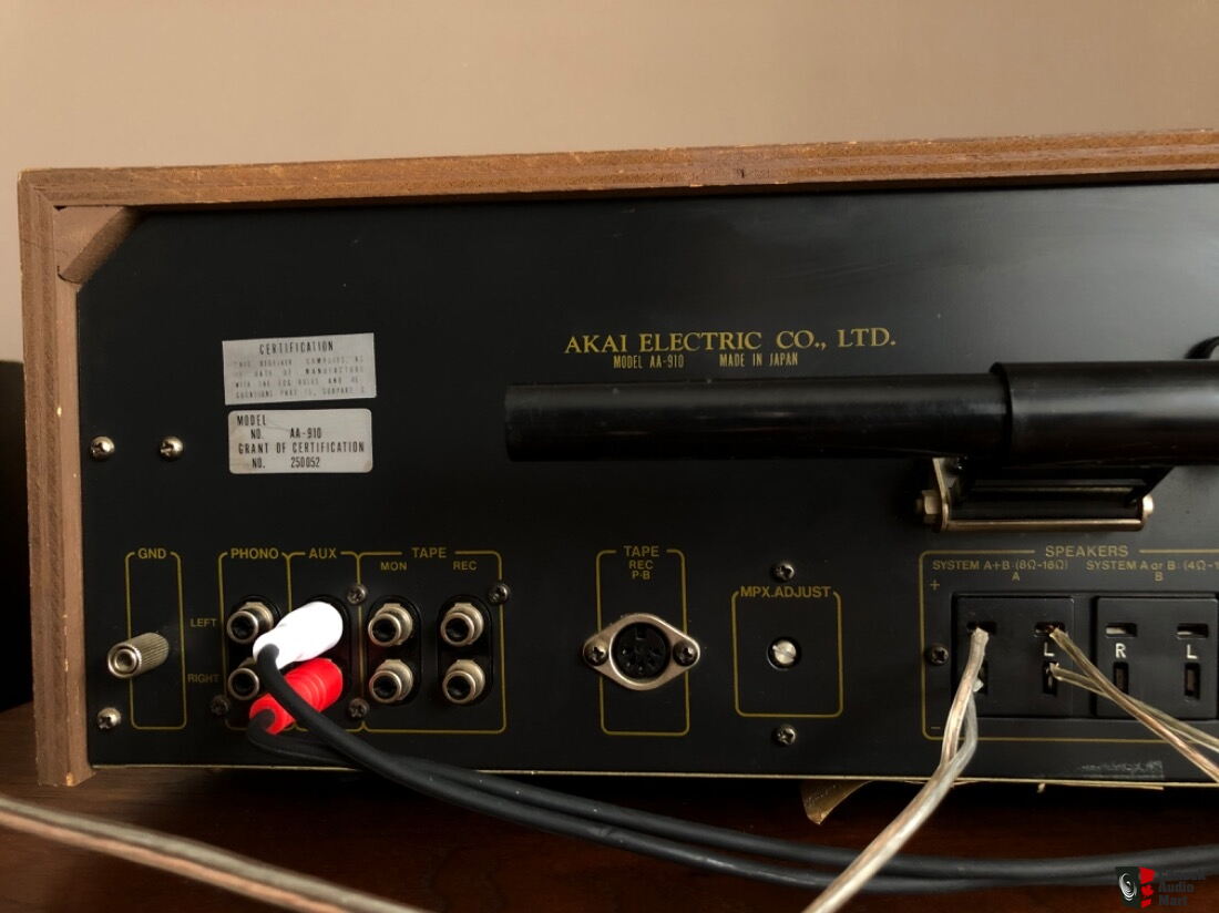 Refurbished 1975 AKAI AA-910 Receiver Japan Made Photo #2947860 ...