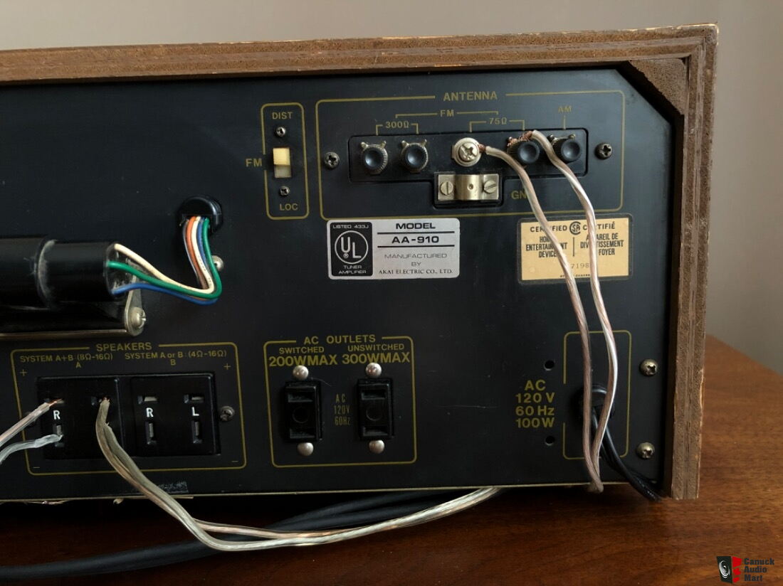 Refurbished 1975 AKAI AA-910 Receiver Japan Made Photo #2947860 ...