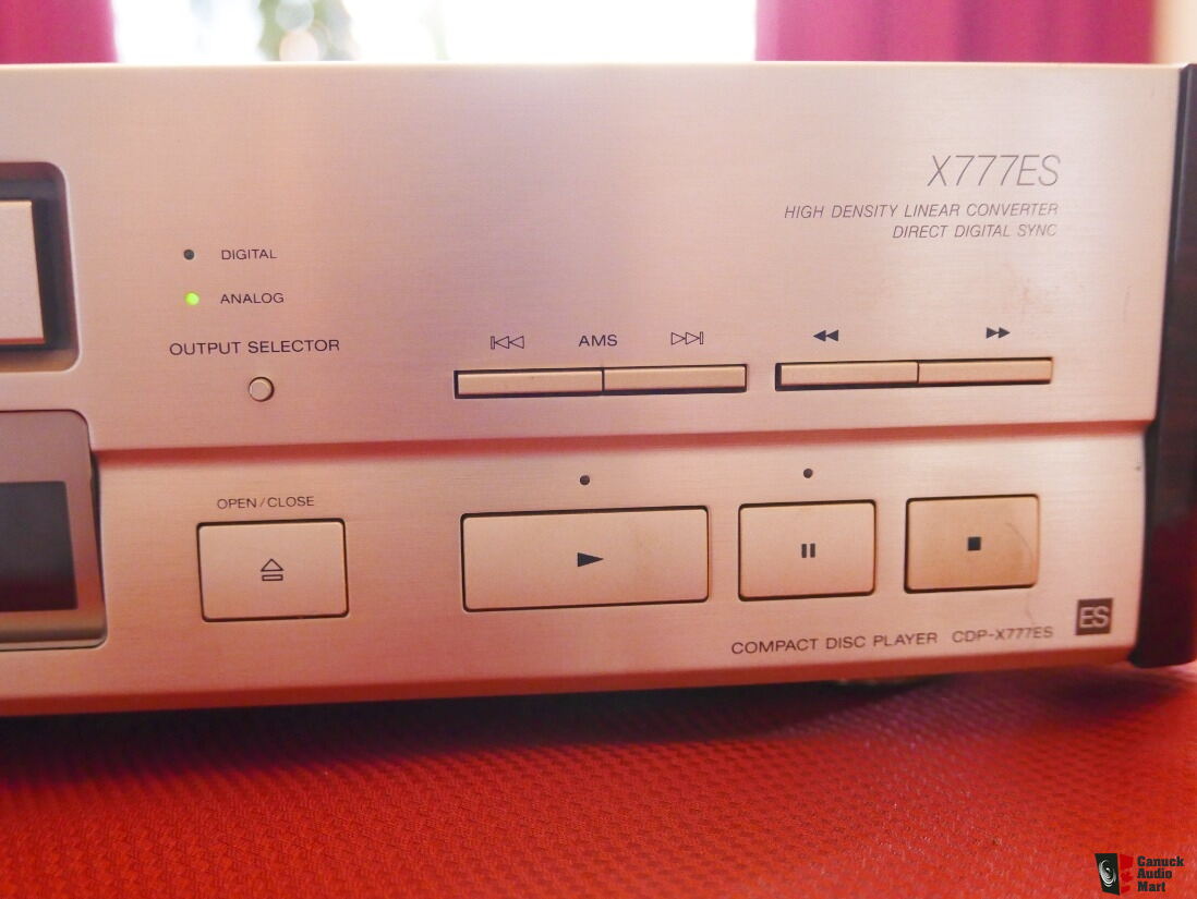 Sony CDP-X777ES Cd player Photo #2948647 - Canuck Audio Mart
