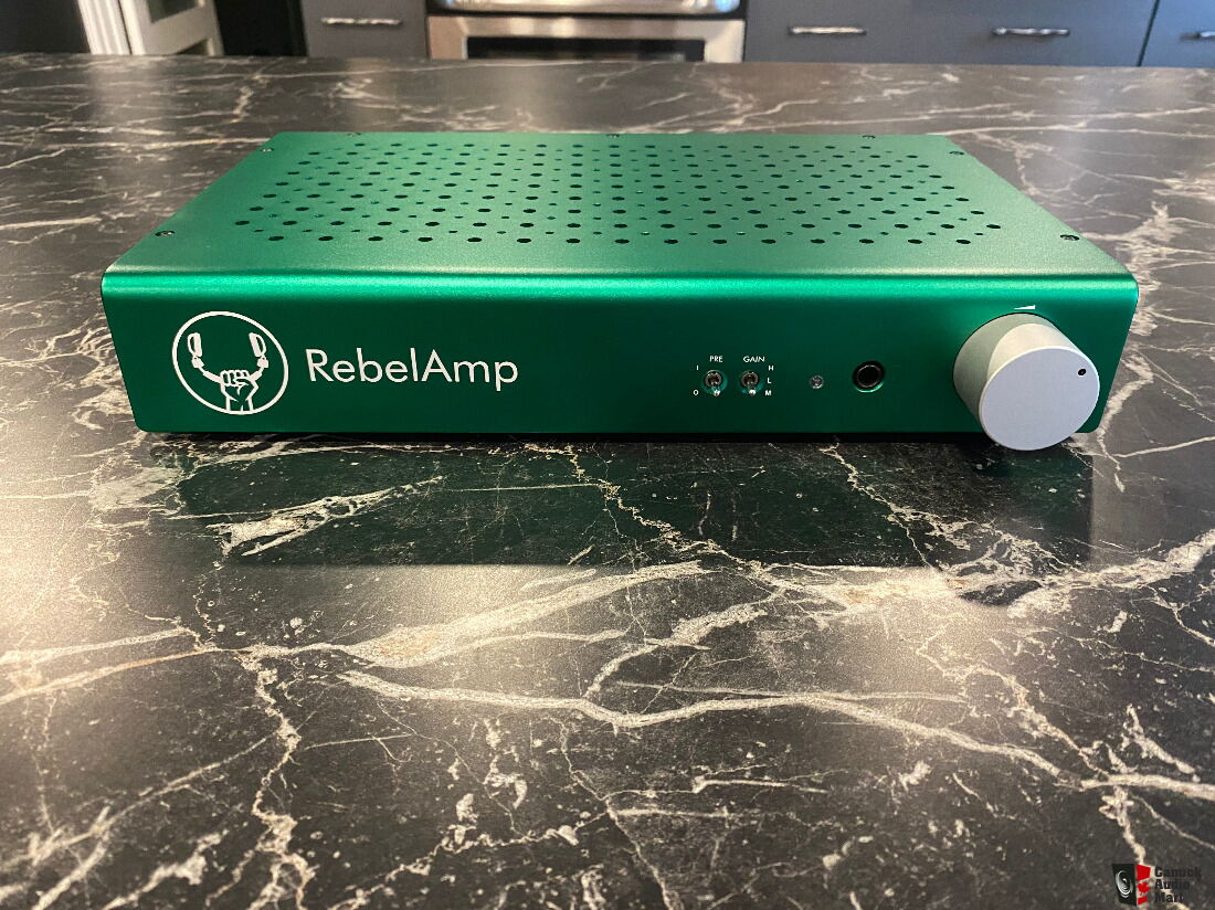 RebelAmp - class A headphone amplifier & preamp For Sale - Canuck Audio ...