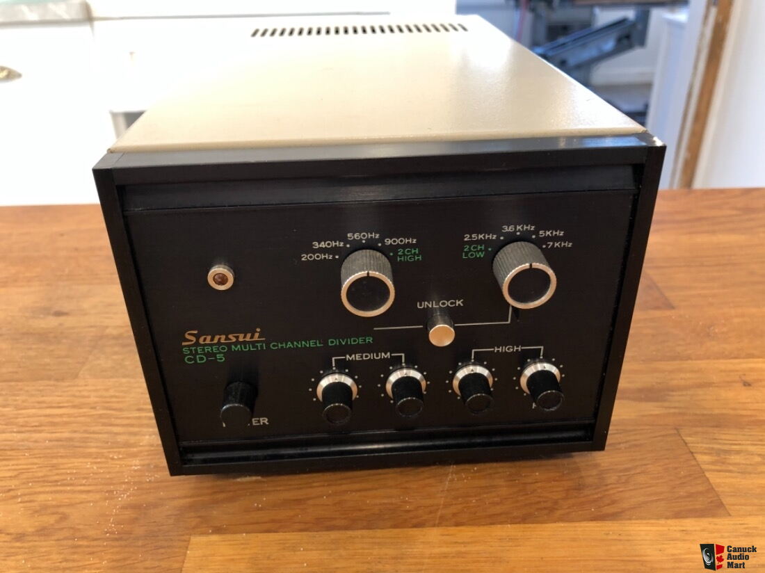 Sansui CD5 cd-5 CROSSOVER nice FIT BA-202 BA-3000 BA-2000 BA-150 FREE ...