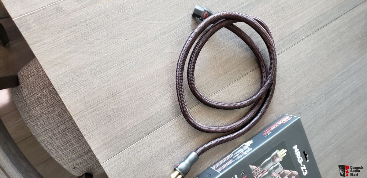 PAIR 2x) AudioQuest - NRG-Z3, Low-Distortion 3-Pole Power Cable For ...