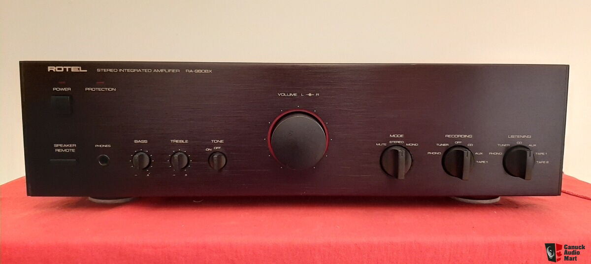 Fully Serviced-ROTEL RA-980BX 980 BX Integrated Amplifier-Dual Volume ...