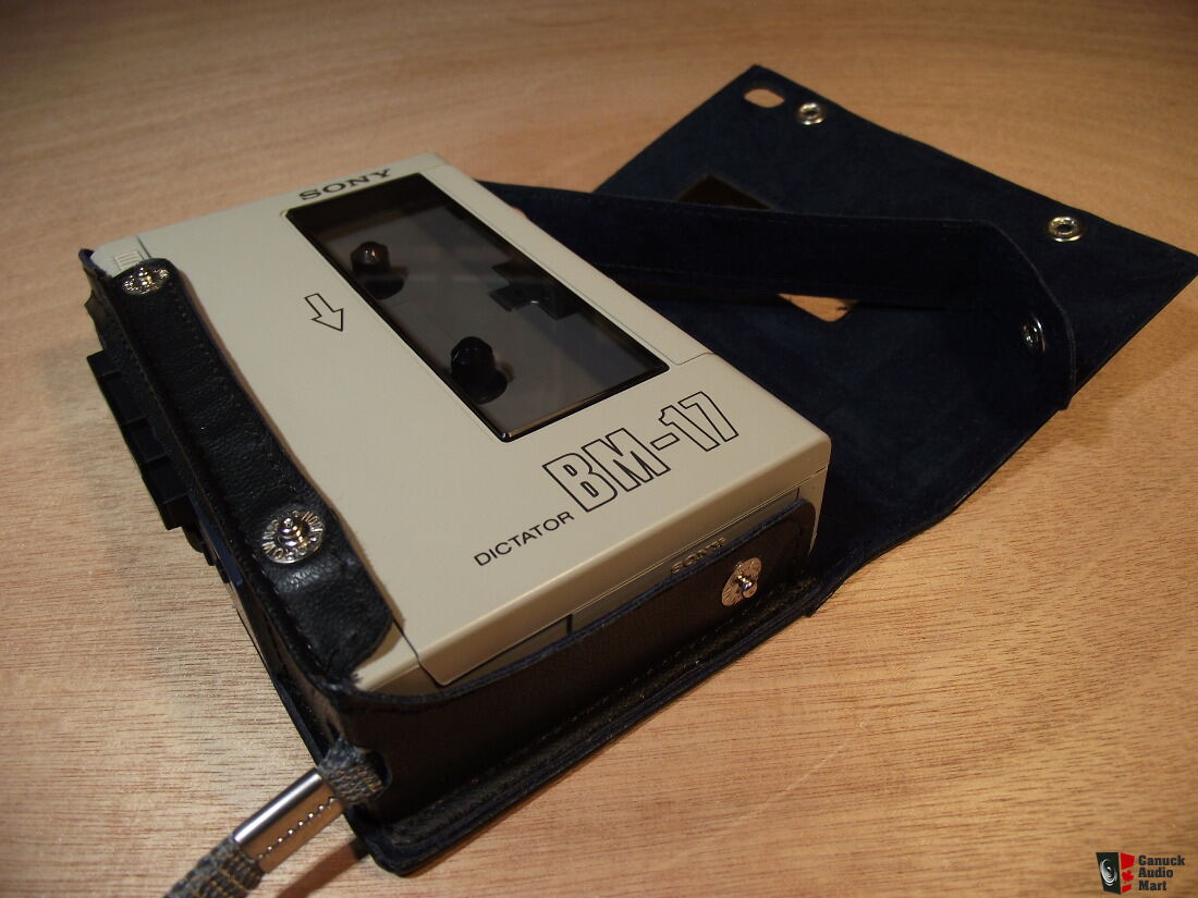 Sony BM-17 Dictator Cassette Recorder with Case Walkman Photo #2957977 ...