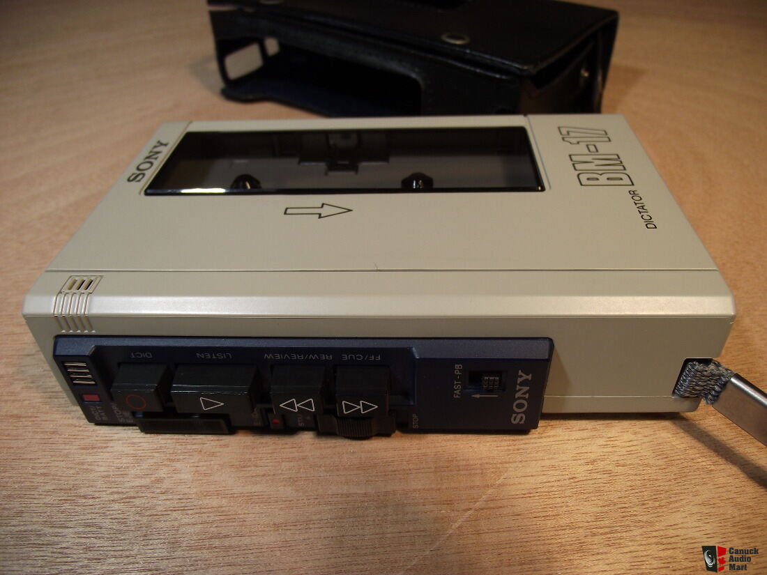 Sony BM-17 Dictator Cassette Recorder with Case Walkman Photo #2957977 ...
