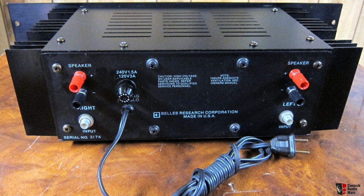 Rare Belles Research Two Hi-End Power Amplifier Amp * Made In USA Photo ...