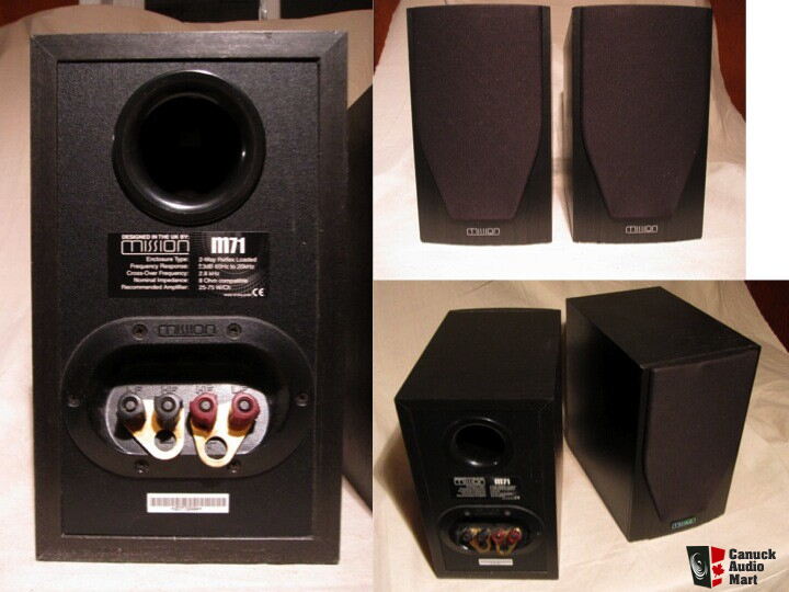 Mission M71 Bookshelf Speakers Photo #296521 - Canuck Audio Mart