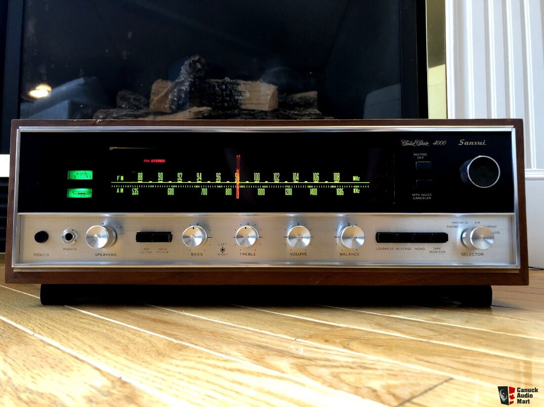Sansui 4000 Stereo Receiver in Excellent Condition with Wood Case Photo ...